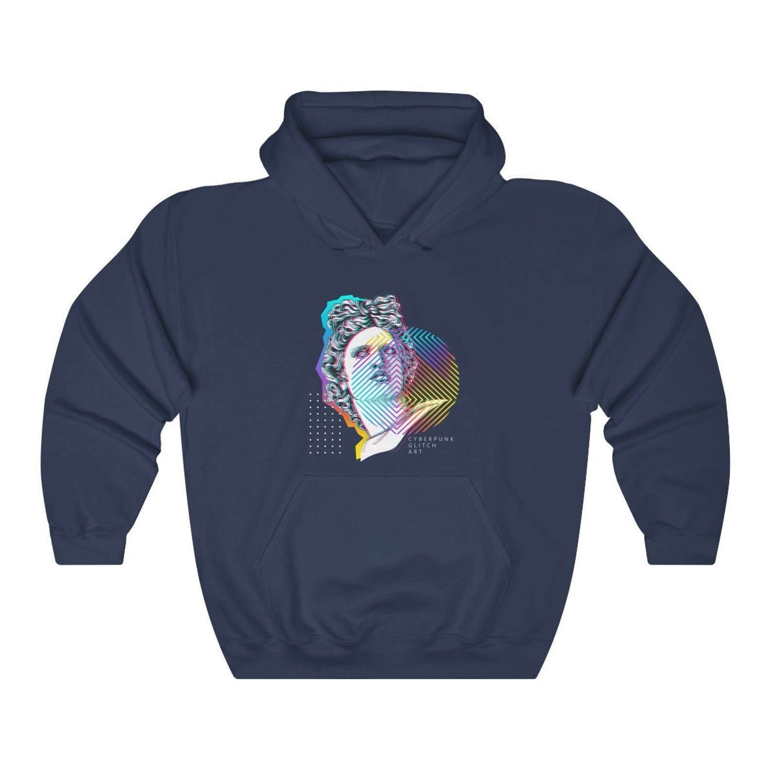 Vaporwave Clothes Unisex Synthwave Hoodie Cyberpunk - Etsy