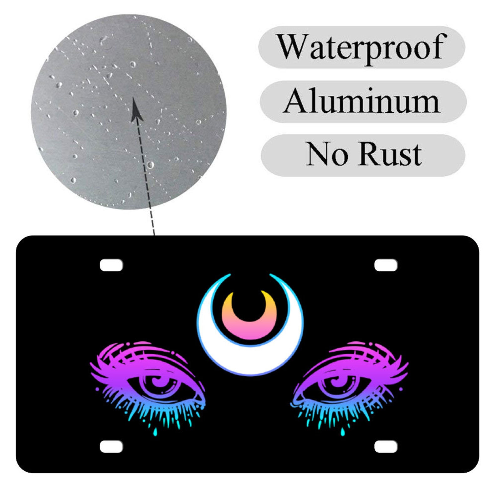 Automotive Anime License Plate & Frame Set Anti-theft Kawaii - Etsy