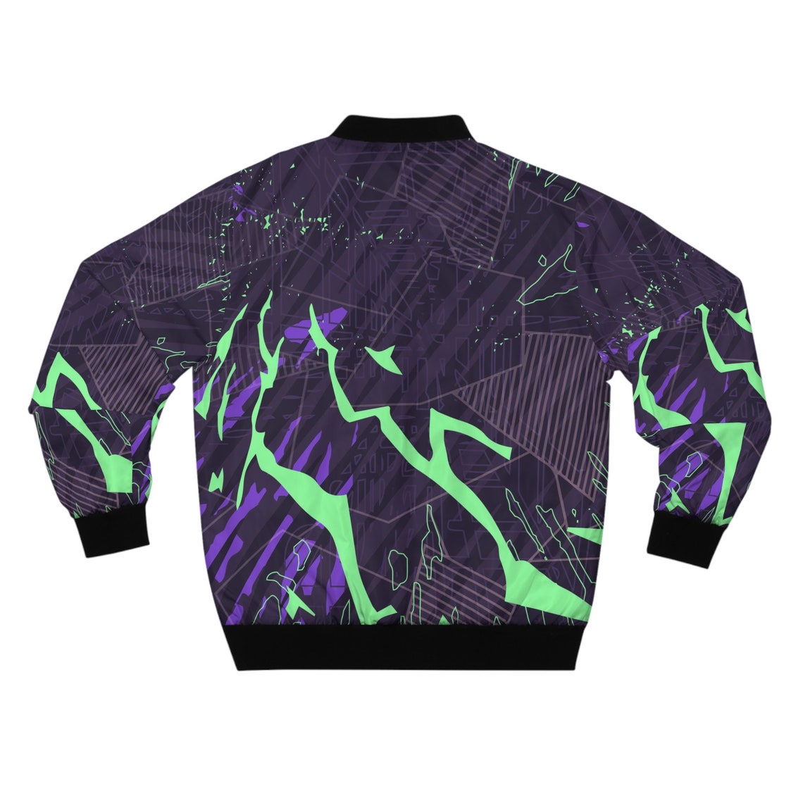 Men's Bomber Cyberpunk Jacket, Zip up Jacket, Futuristic Jacket ...