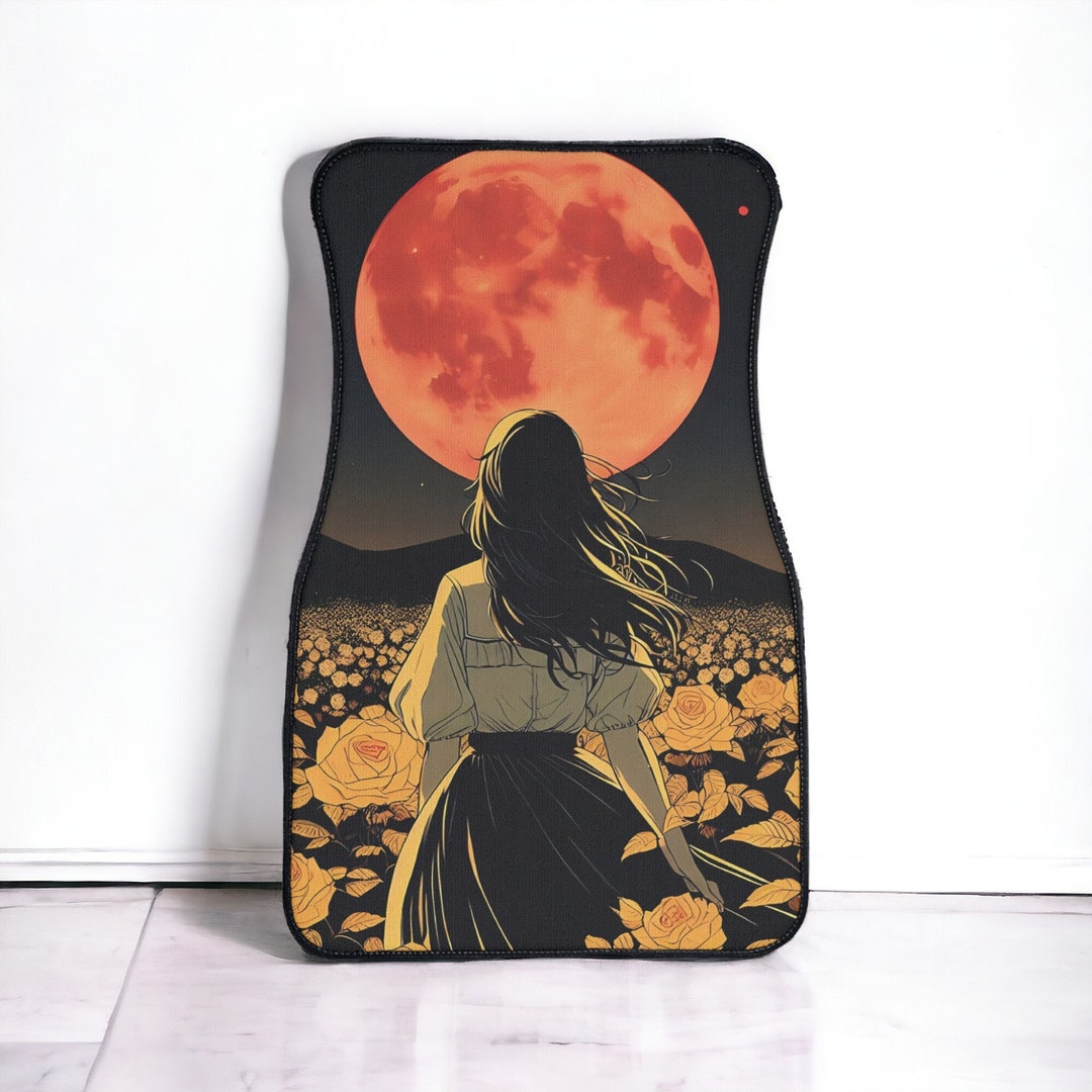 Luna Moon Car Floor Mat Girl Anime Car Floor Mats Cute Car Accessories ...