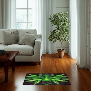 Stoner Rug Forest Rug, Aesthetic Rug, Trendy, Colorful, Fireplace Rug ...