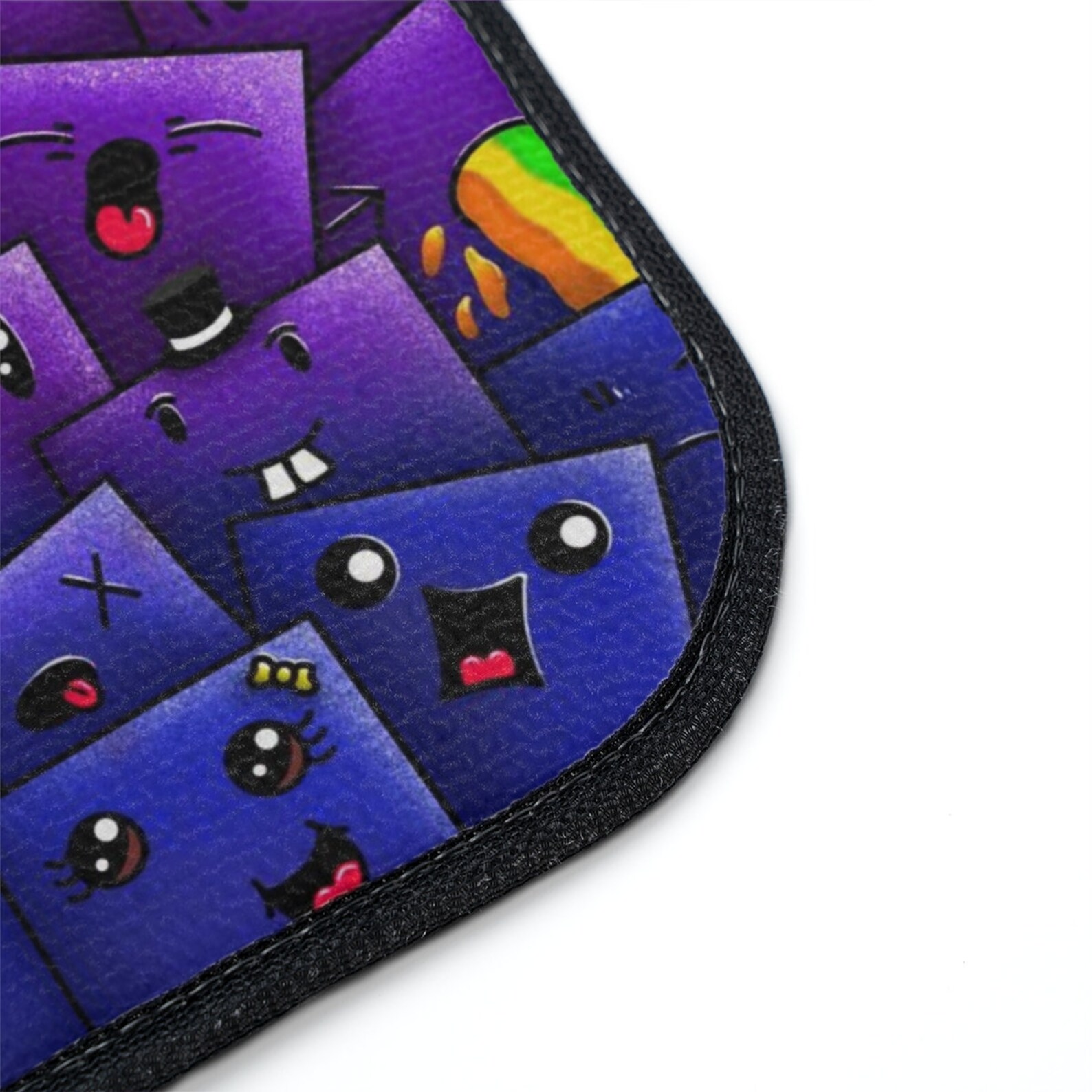 Kawaii Doodle Car Floor Mat Kawaii Mat Vaporwave Decor - Etsy