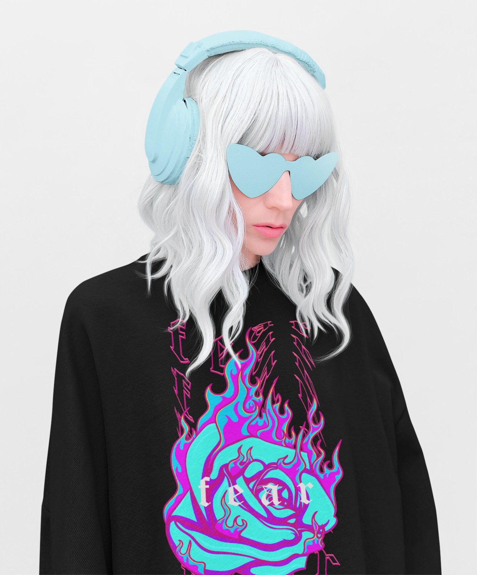 Vaporwave Clothes Unisex Vaporwave Sweater Japanese Kanji | Etsy