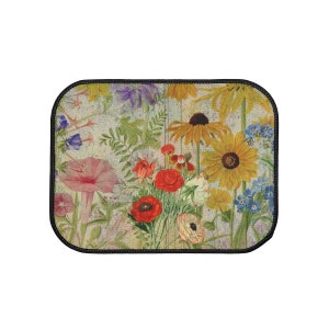 Cottagecore Car Floor Mats, Cottagecore Decor, Boho Car Accessories ...