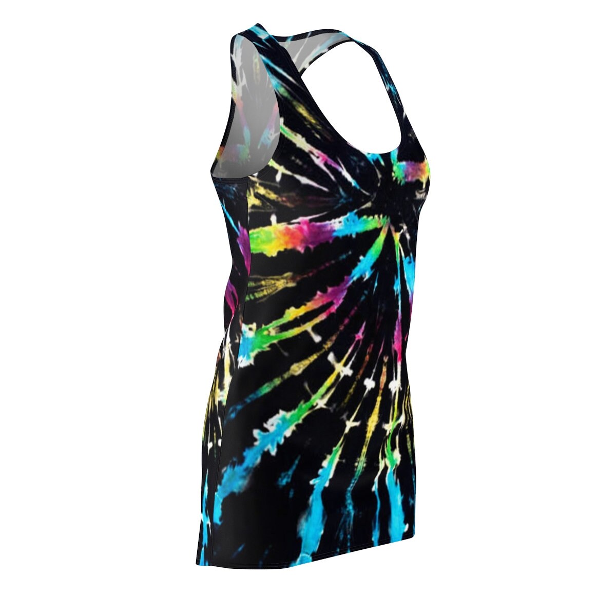 Racer Back Tiered Tie Dye Dress, Racerback, Incline Tie Dye, Stylish ...