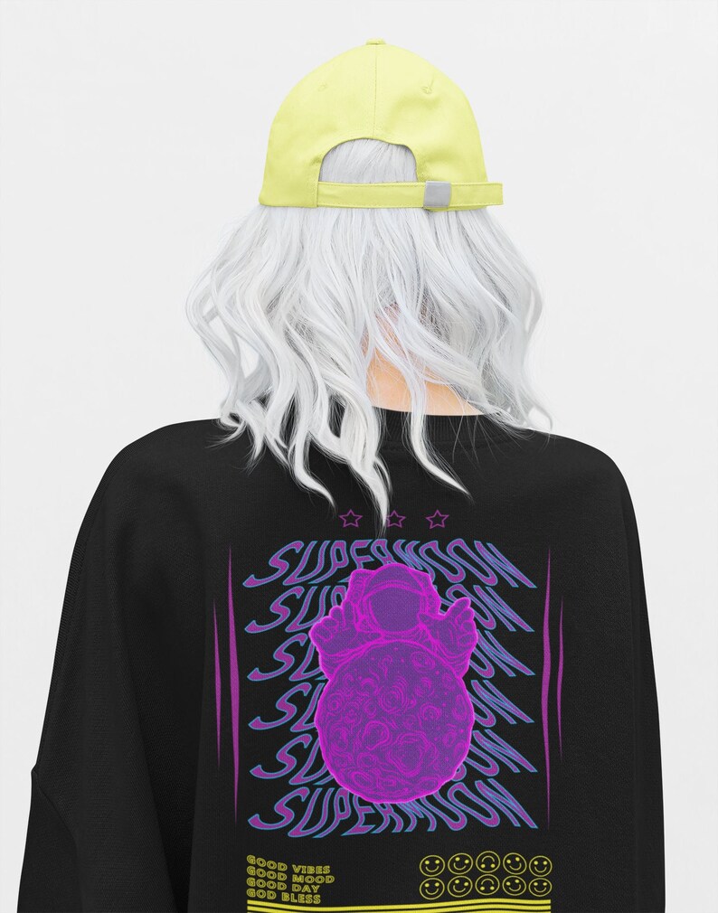 Vaporwave Clothes Unisex Vaporwave Sweater Future Astronaut | Etsy