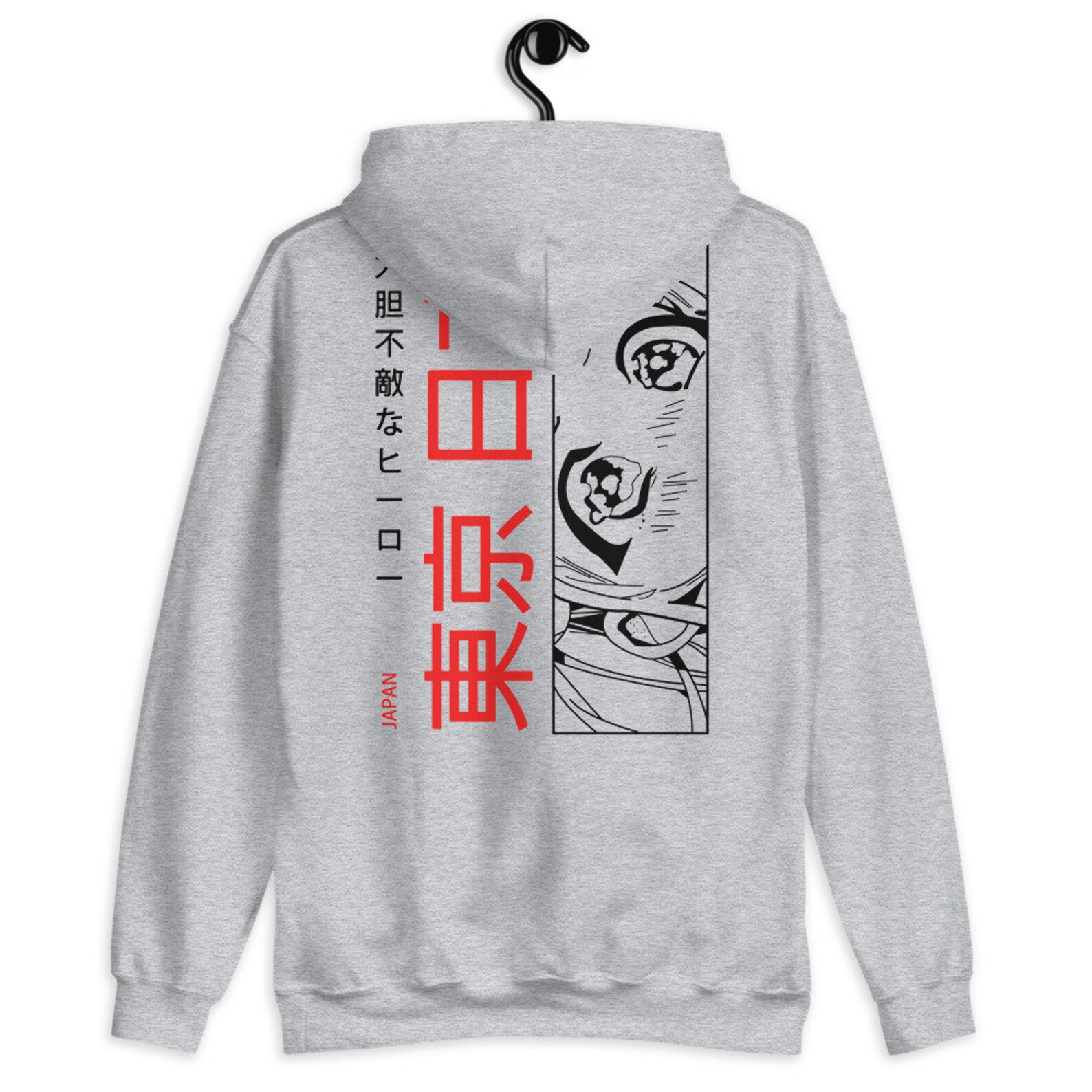 Japanese Manga Hoodie - Unisex Anime Streetwear Hoodie, Harajuku Hoodie ...