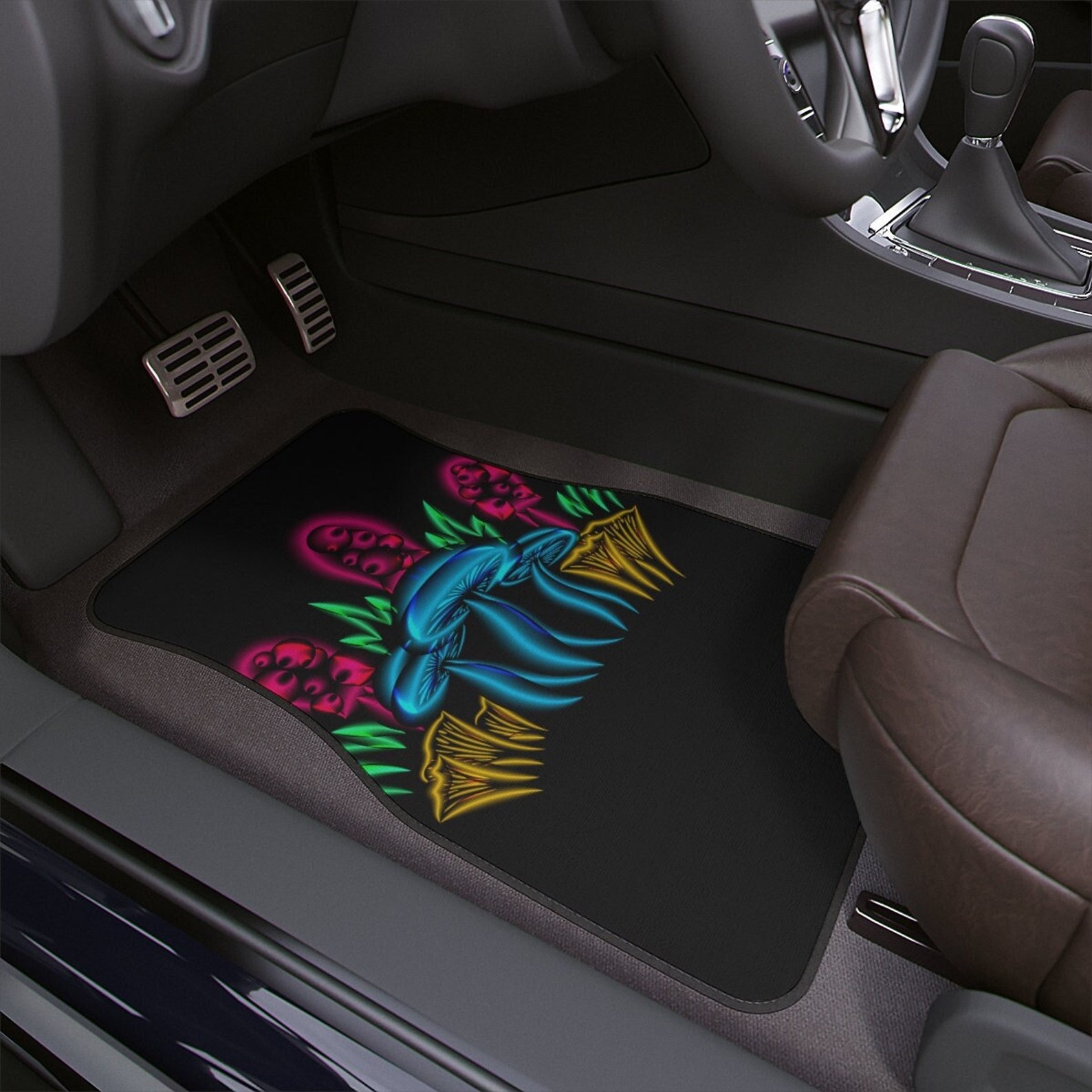 Mushroom Car Mat Car Floor Mat Kawaii Mat Car Interior - Etsy