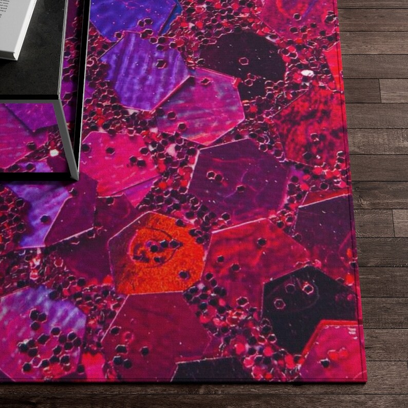 Vaporwave Decor Aesthetic Rug Kawaii Rug Strange Purple - Etsy