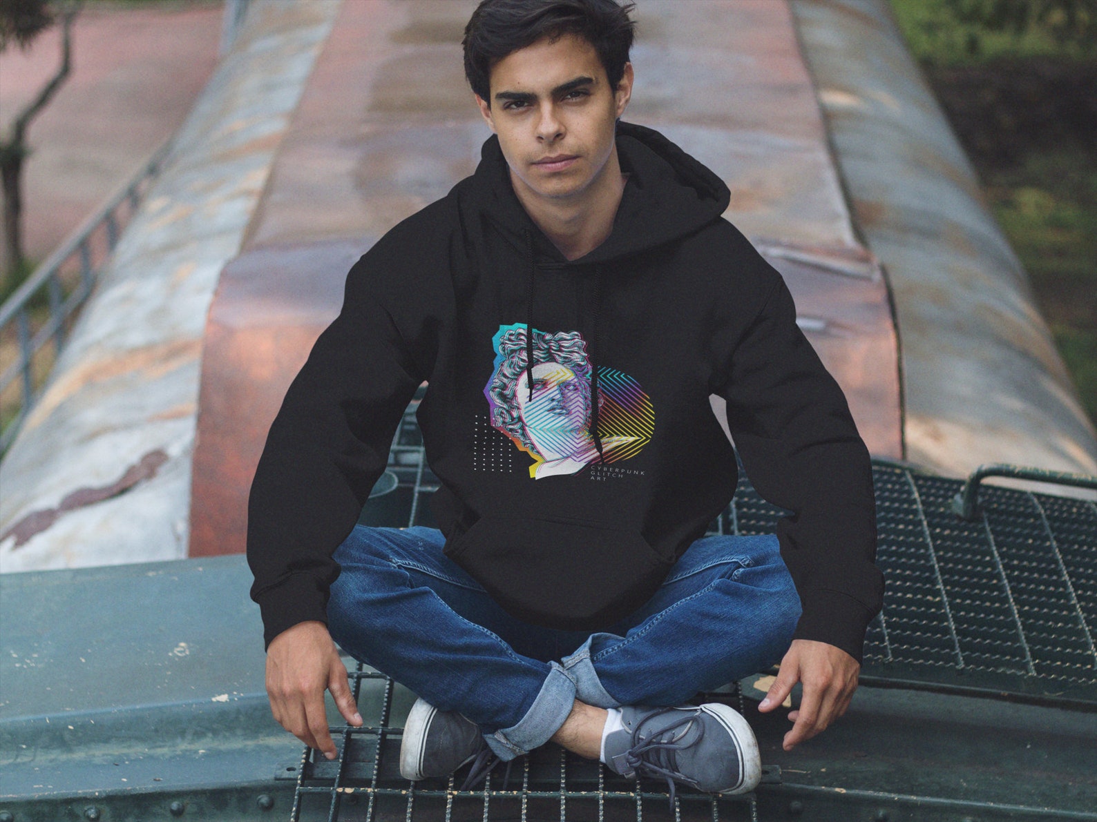 Vaporwave Clothes Unisex Synthwave Hoodie Cyberpunk - Etsy