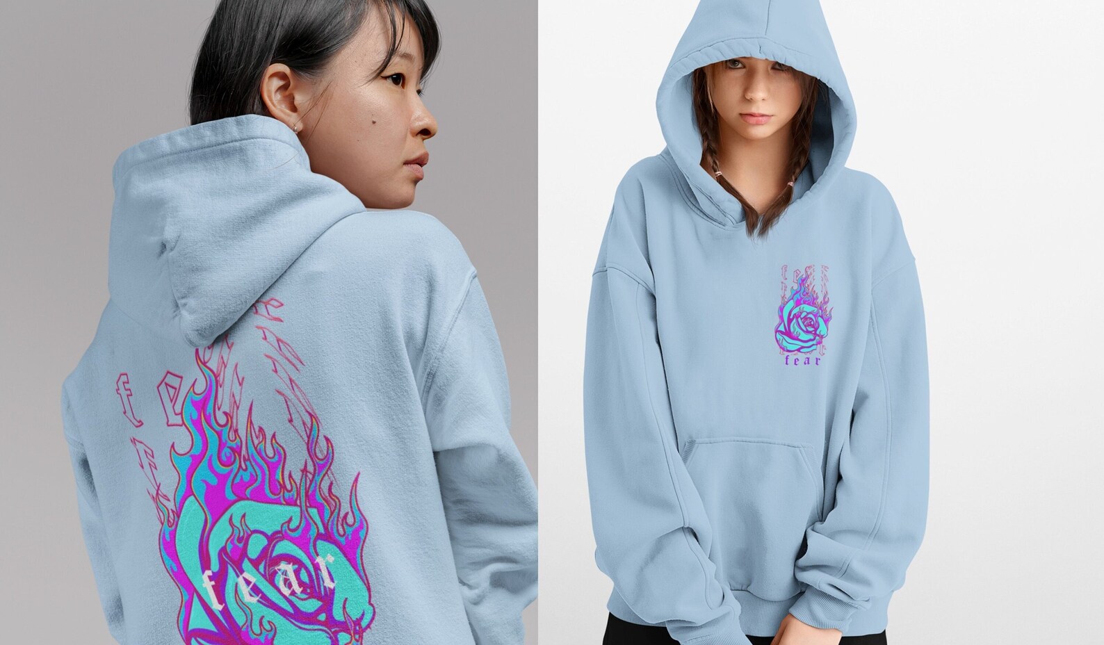 Vaporwave Clothes Unisex Colorful Hoodie Cyberpunk - Etsy