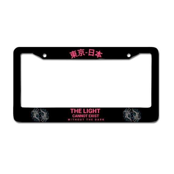 Automotive Japanese License Plate & Frame Set Anti-theft - Etsy