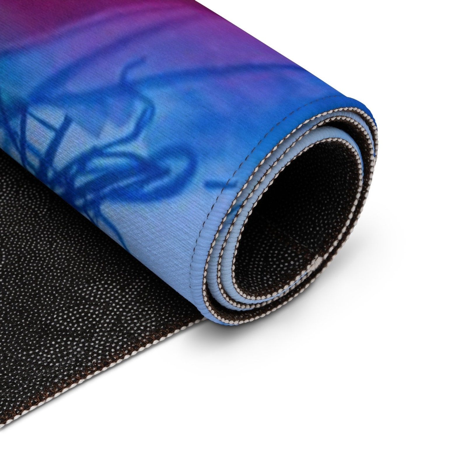 Watercolor Jellyfish Aesthetic Rug Strange Rug Trendy Rug - Etsy