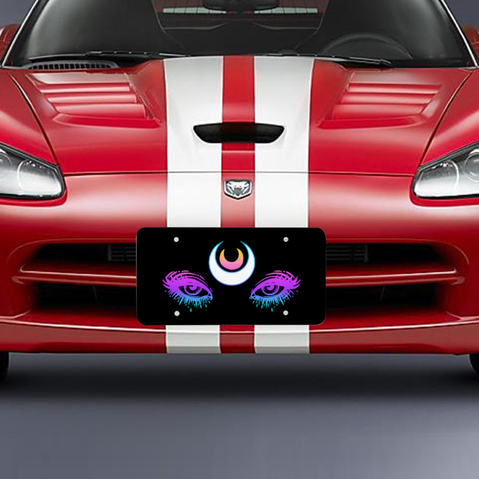 Automotive Anime License Plate & Frame Set Anti-theft Kawaii - Etsy