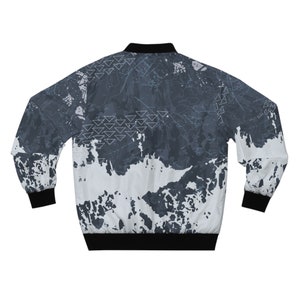 Men's Bomber Jacket, Cyberpunk Jacket, Zip up Jacket, Futuristic Jacket ...