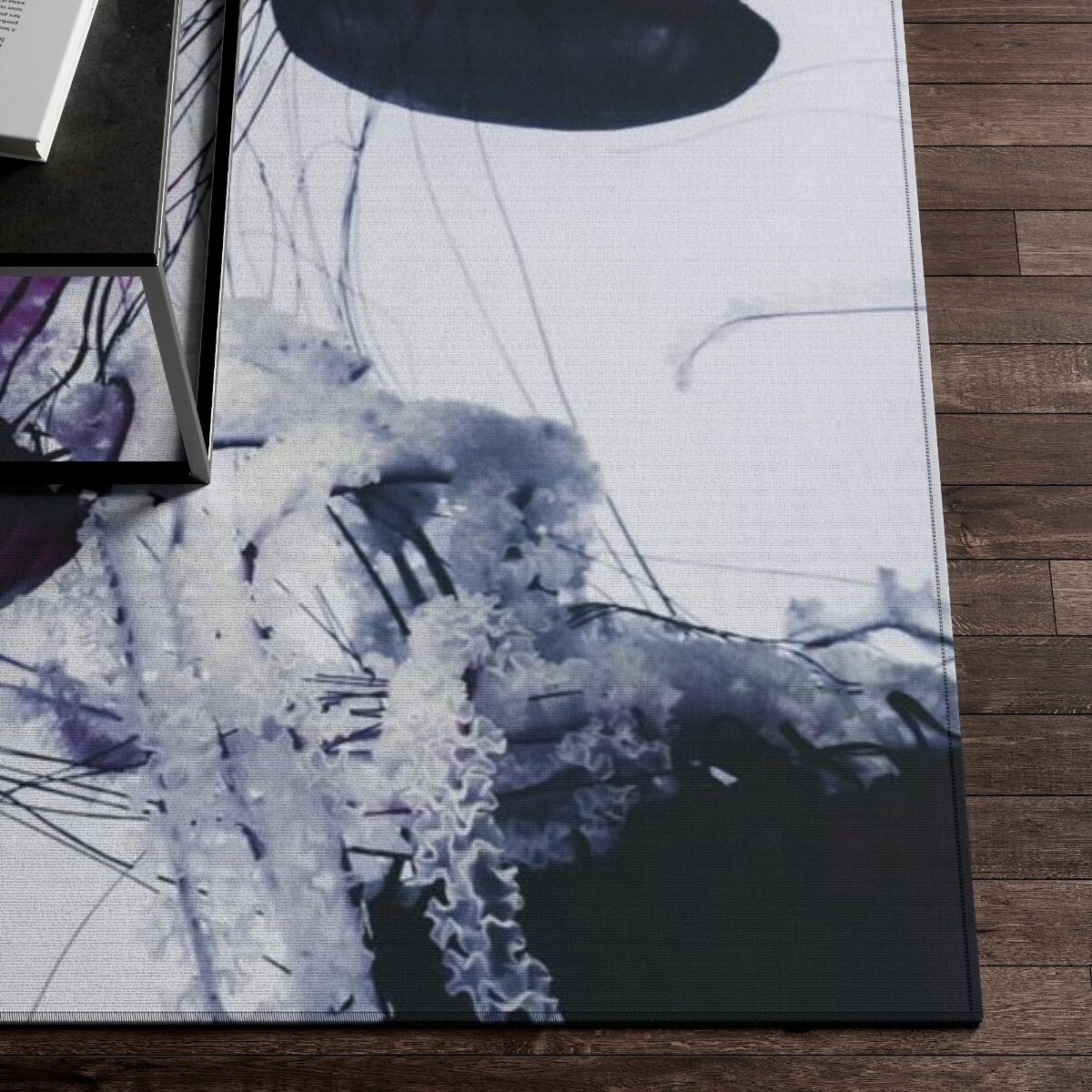 Watercolor Jellyfish Aesthetic Rug Strange Rug Trendy Rug | Etsy