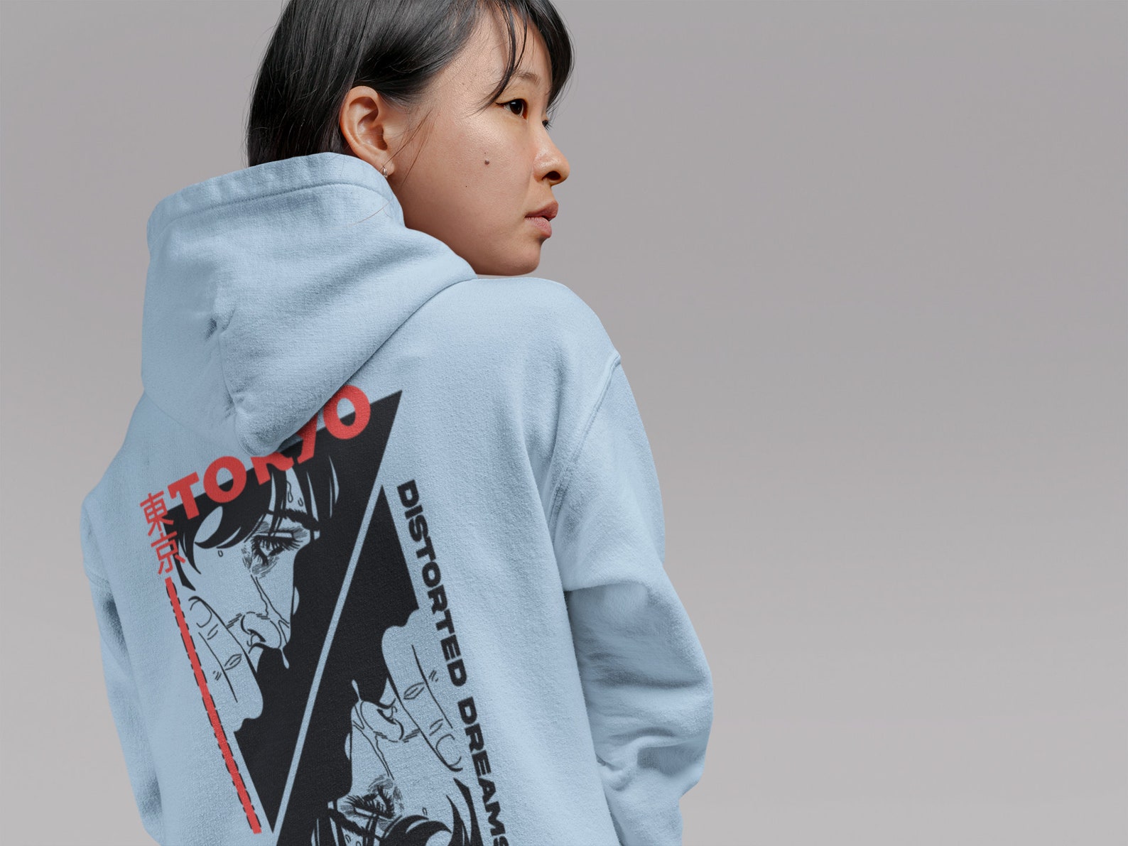 Japanese Manga Hoodie - Unisex Anime Streetwear Hoodie, Harajuku Hoodie ...