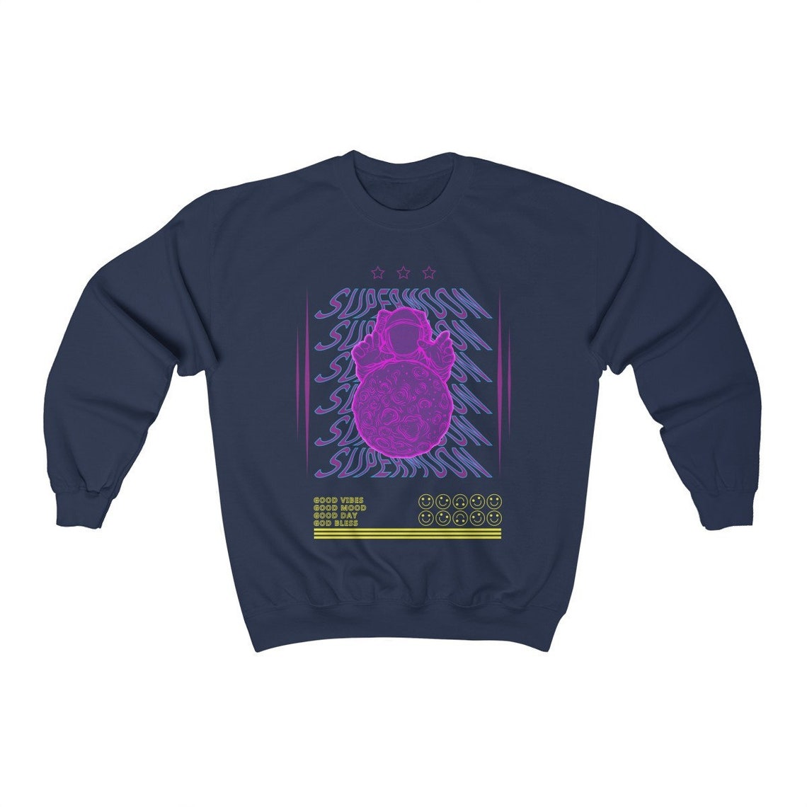 Vaporwave Clothes Unisex Vaporwave Sweater Future Astronaut - Etsy