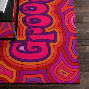 Groovy Rug Unique Dornier Rug, Groovy Home Decor, Colorful, Mcm, Mod ...