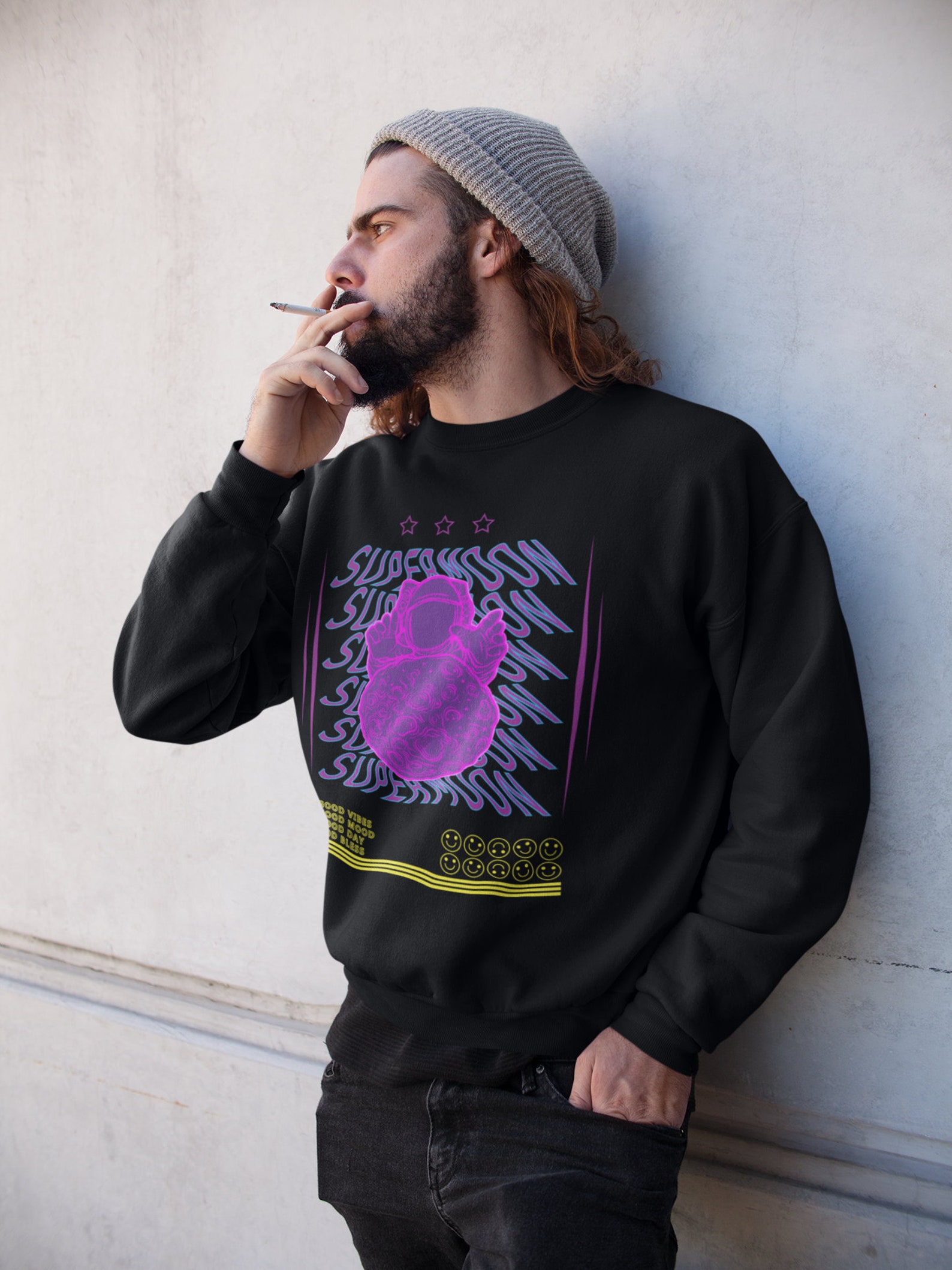Vaporwave Clothes Unisex Vaporwave Sweater Future Astronaut - Etsy