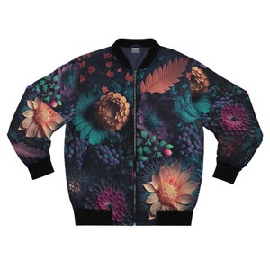 Men's Bomber Cyberpunk Art Jacket, Zip up Jacket, Futuristic Jacket ...