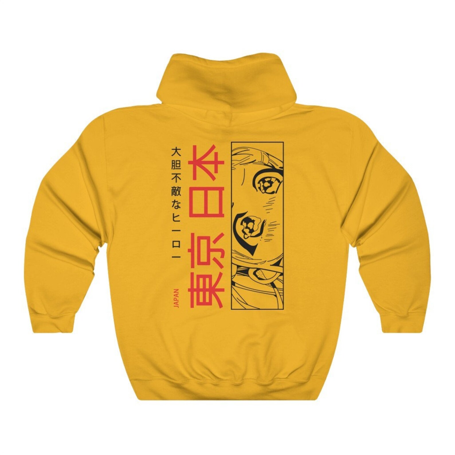 Japanese Manga Hoodie - Unisex Anime Streetwear Hoodie, Harajuku Hoodie ...