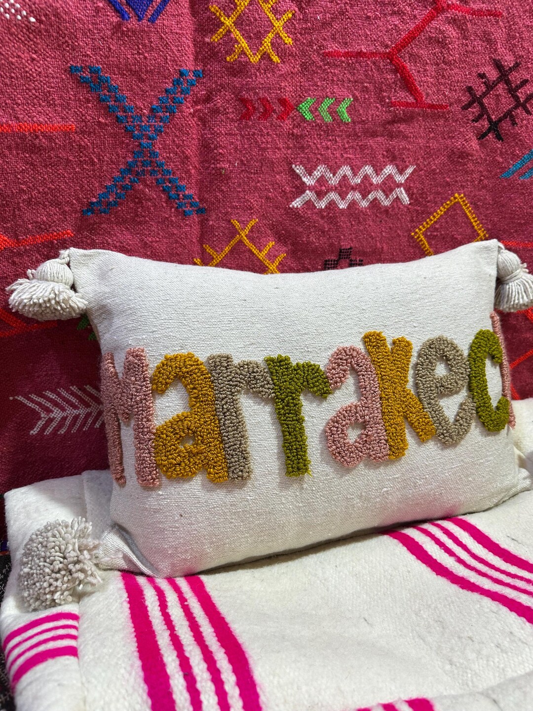 Marrakech Gifts for Him and Her , Home Decor, Sweet Happy Pillow, Baby ...