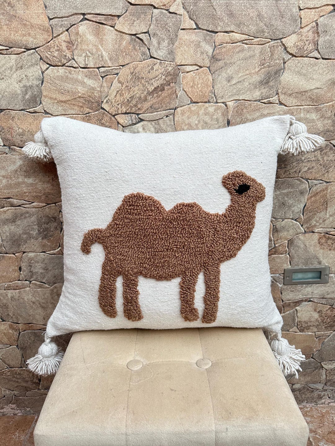 Camel Gifts for Him and Her , Home Decor, Sweet Happy Pillow, Baby Room ...