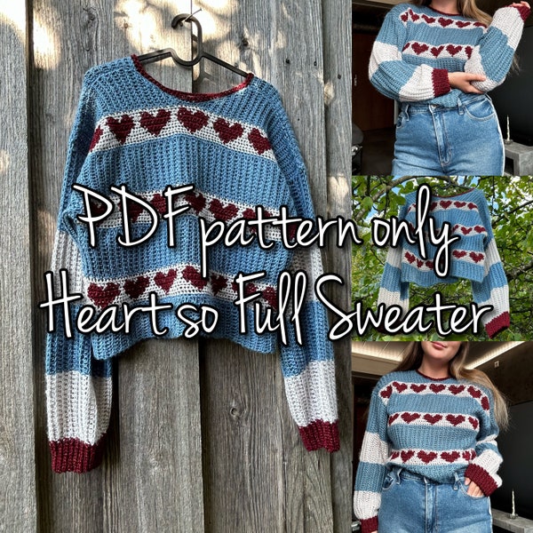 Heart Sweater - Etsy