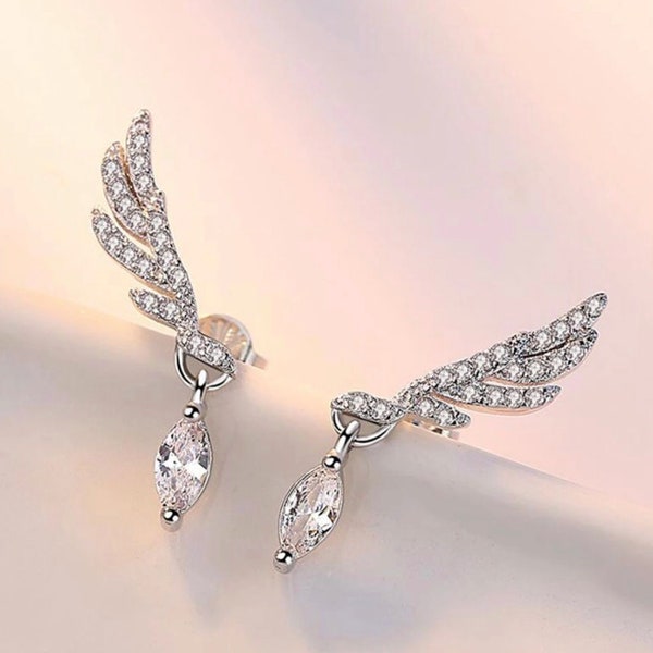 Angel Wing Earring - Etsy