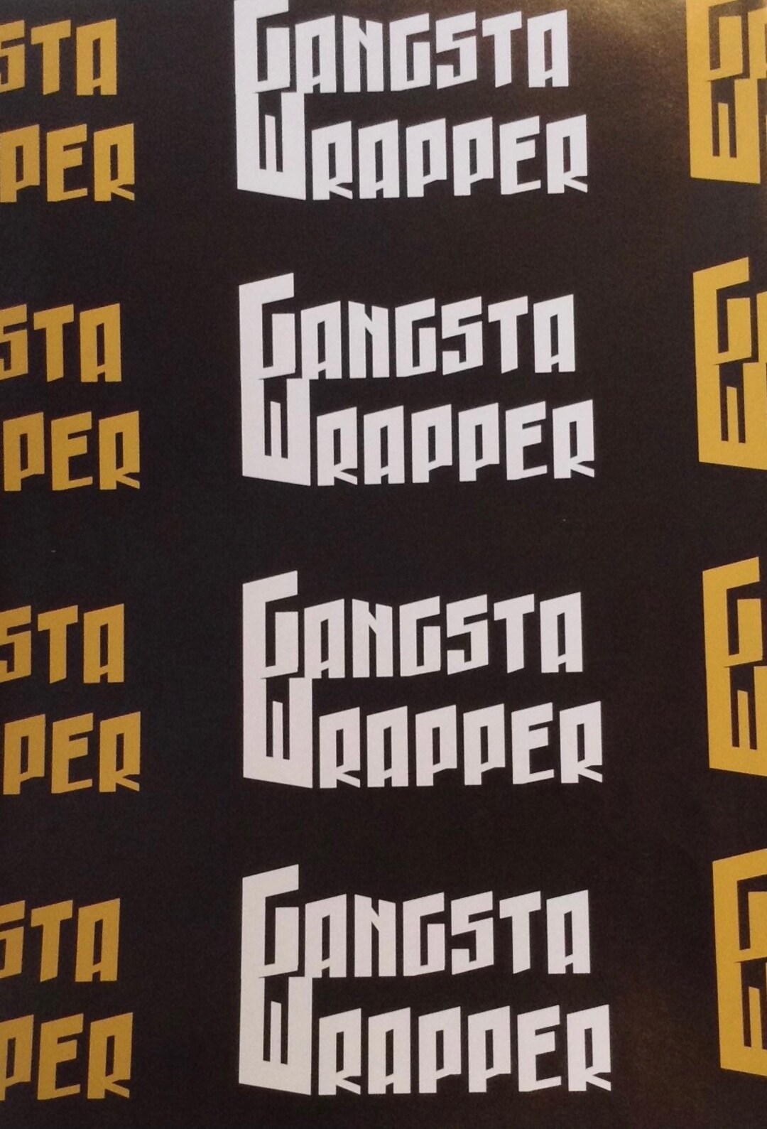 Funny Wrapping Paper Gangsta Wrapper - Etsy