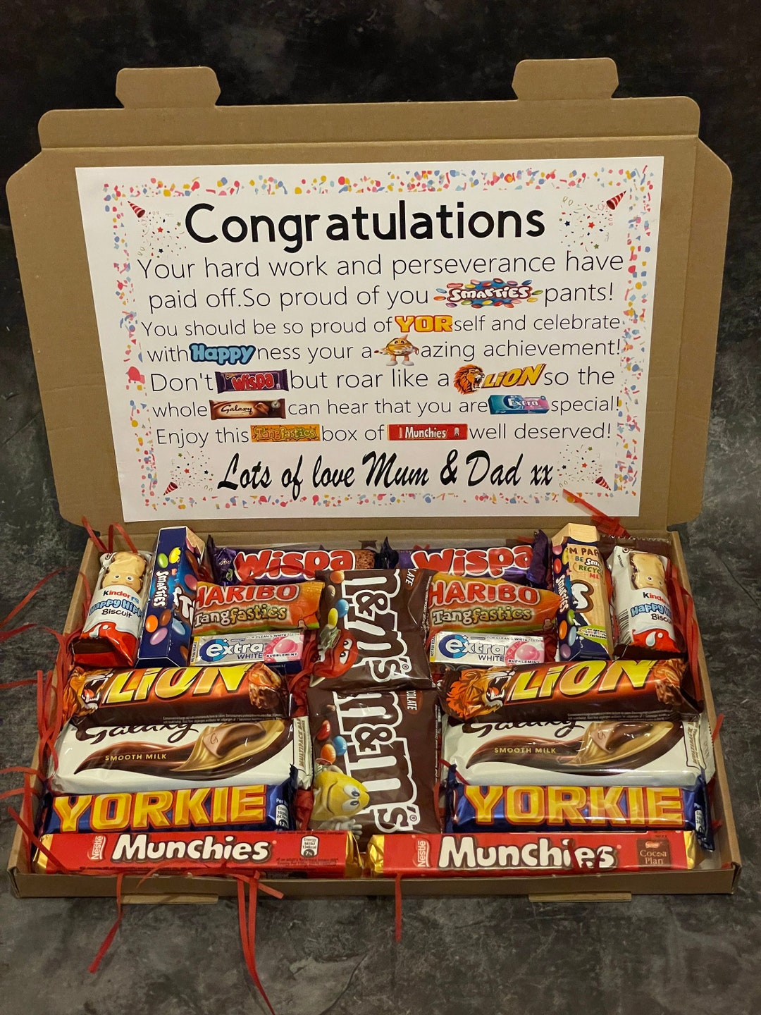 Congratulations Gift | Well Done Gift | Chocolate Poem Box | Exam ...