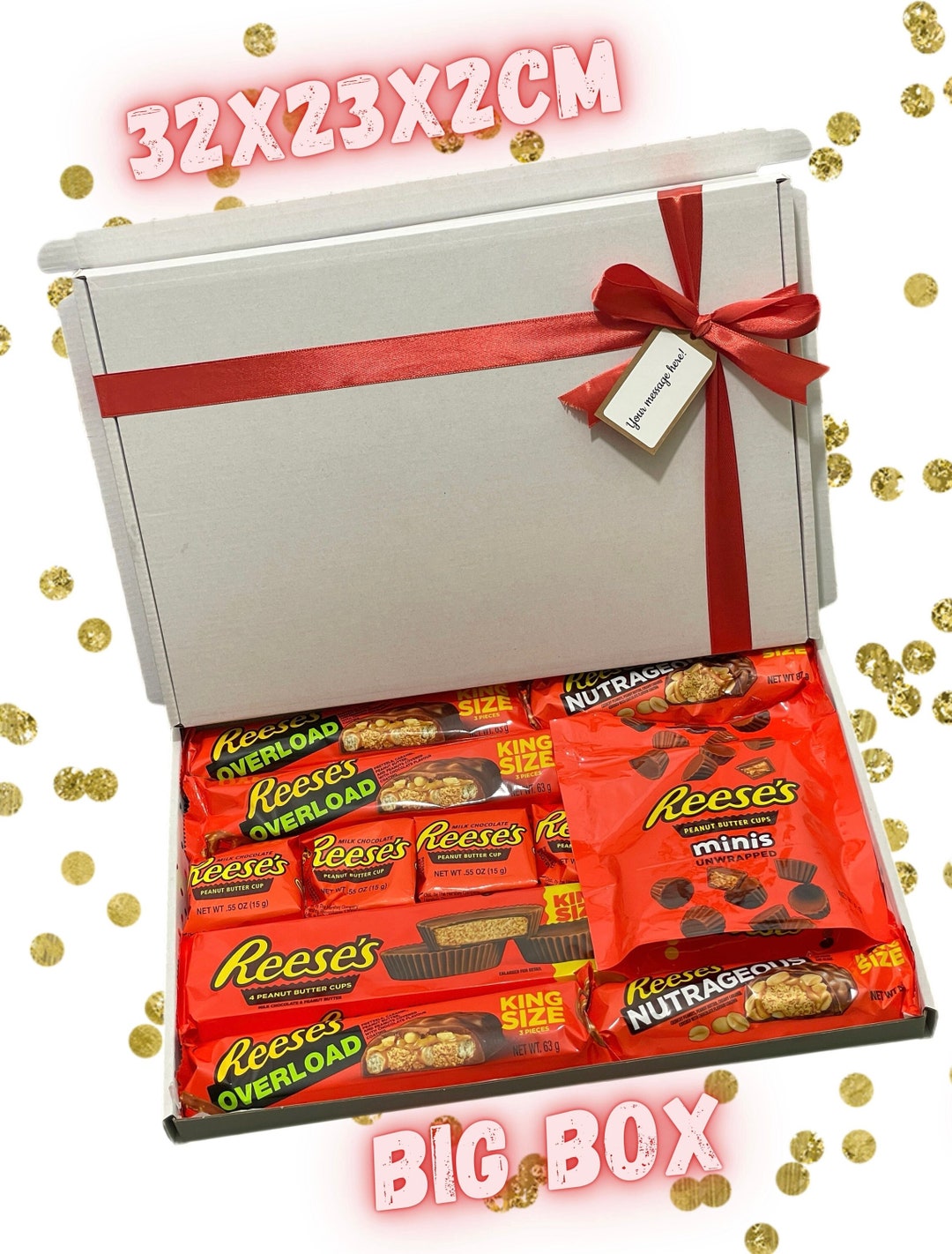 Reeses Exam Gift , Well Done Present , Good Luck Gift Chocolate Hamper ...