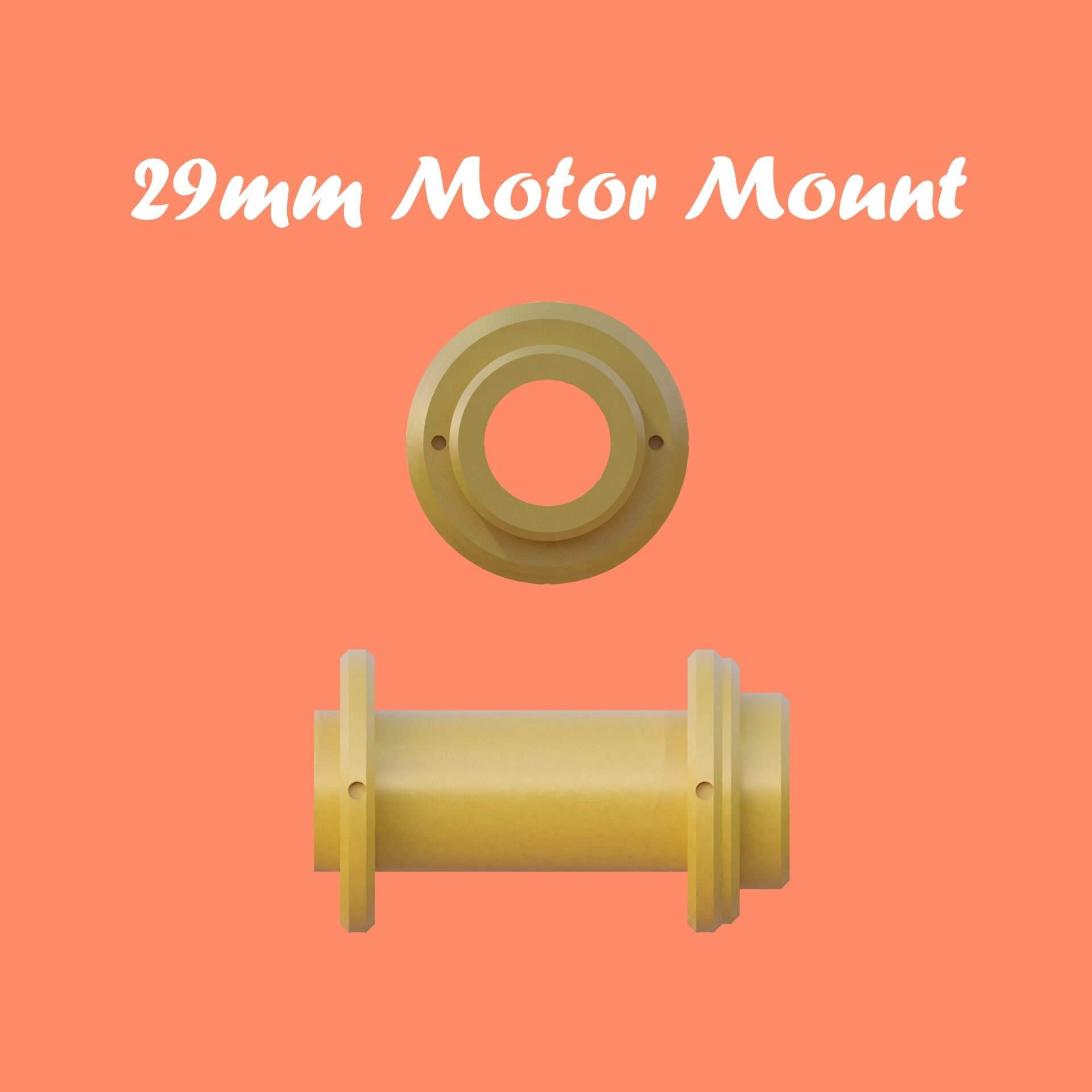 3D Printed 29mm Composite Rocket Motor Mount - Etsy