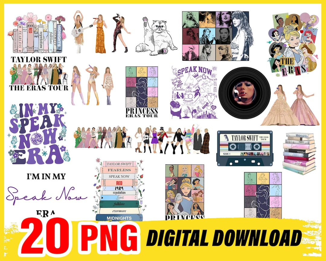 20 Files Taylor Swiftie Bundle PNG Albums as Book Taylor Png Taylor ...