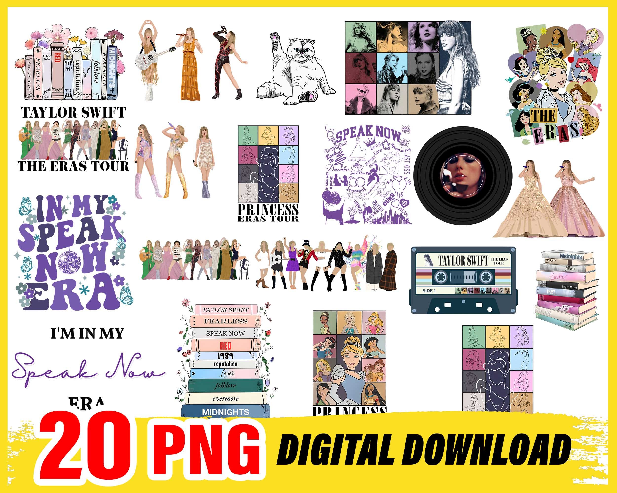 20 Files Taylor Swiftie Bundle PNG Albums as Book Taylor Png Taylor ...