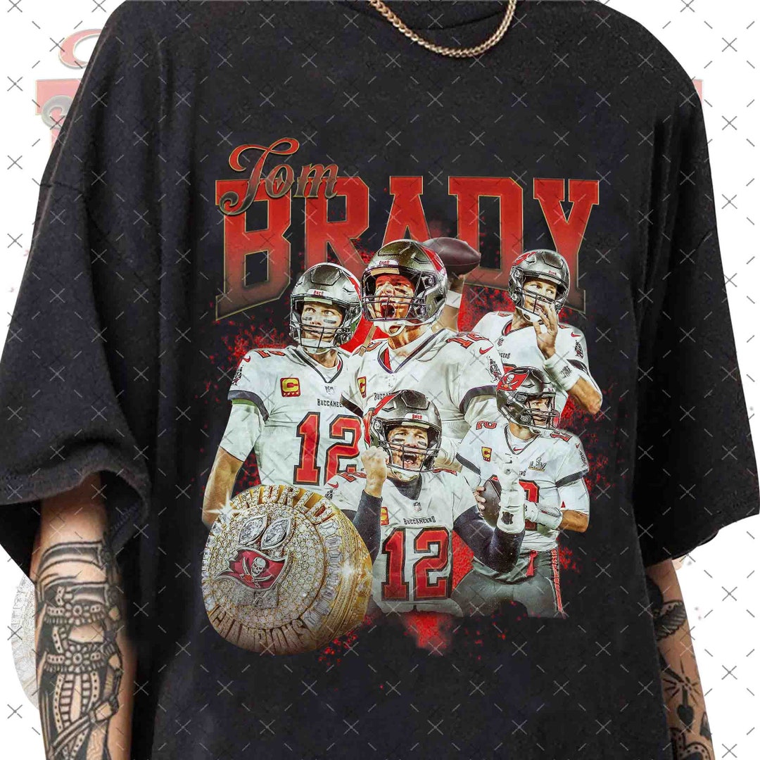 Vintage Graphic Tom Brady Football Unisex T-shirt, Tom Brady Vintage ...