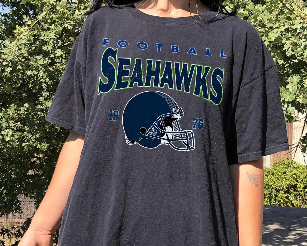 Vintage Seattle Football Shirt, Retro Seattle Crewneck, Seahawks 1976 ...