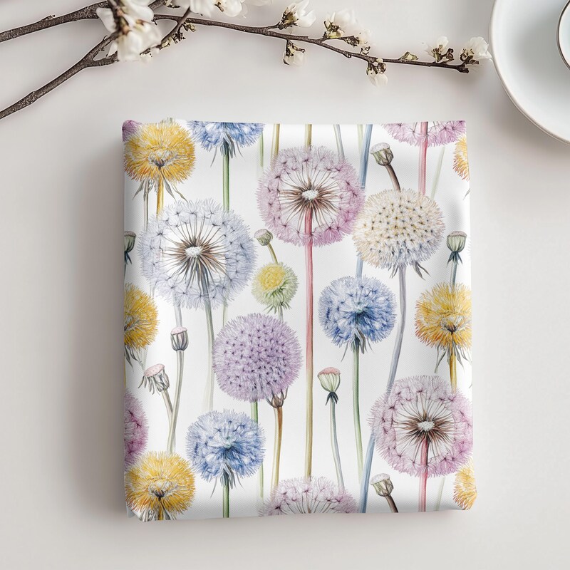 Dandelion Fabric - Etsy