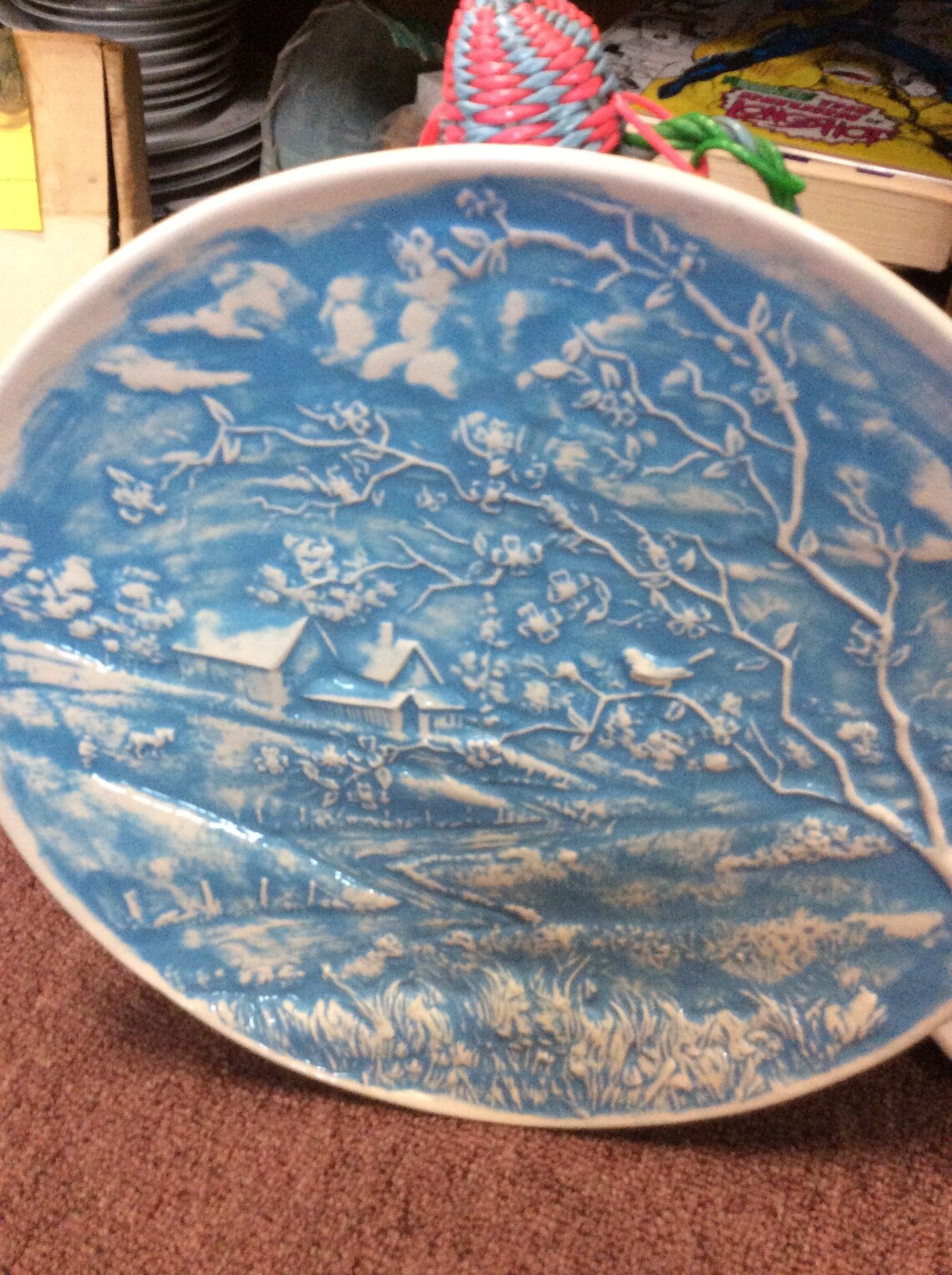 Vintage Byron Ceramic Molds Three Plaques 1972 - Etsy