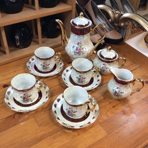 Pottery Tea Set - Etsy