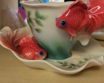 Goldfish Tea Cup | Etsy