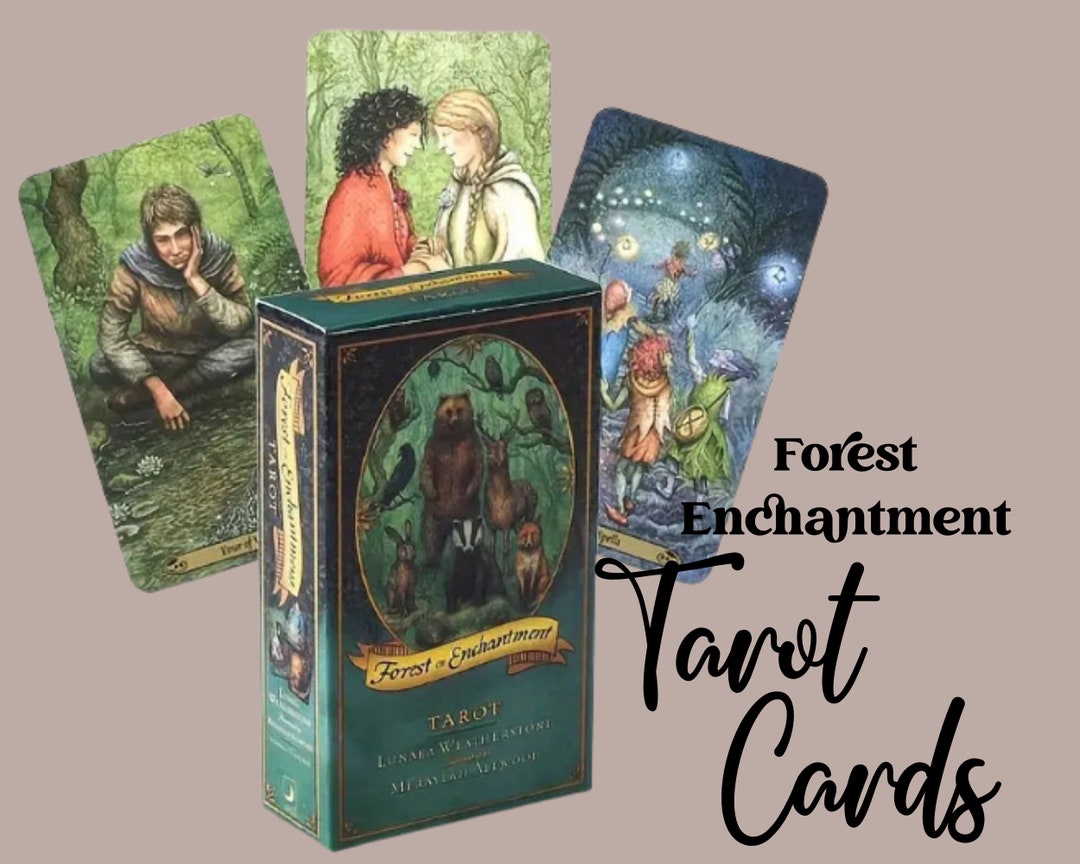 Enchanted Forest Tarot Cards, 78 Card Tarot Deck, Beginner Friendly ...