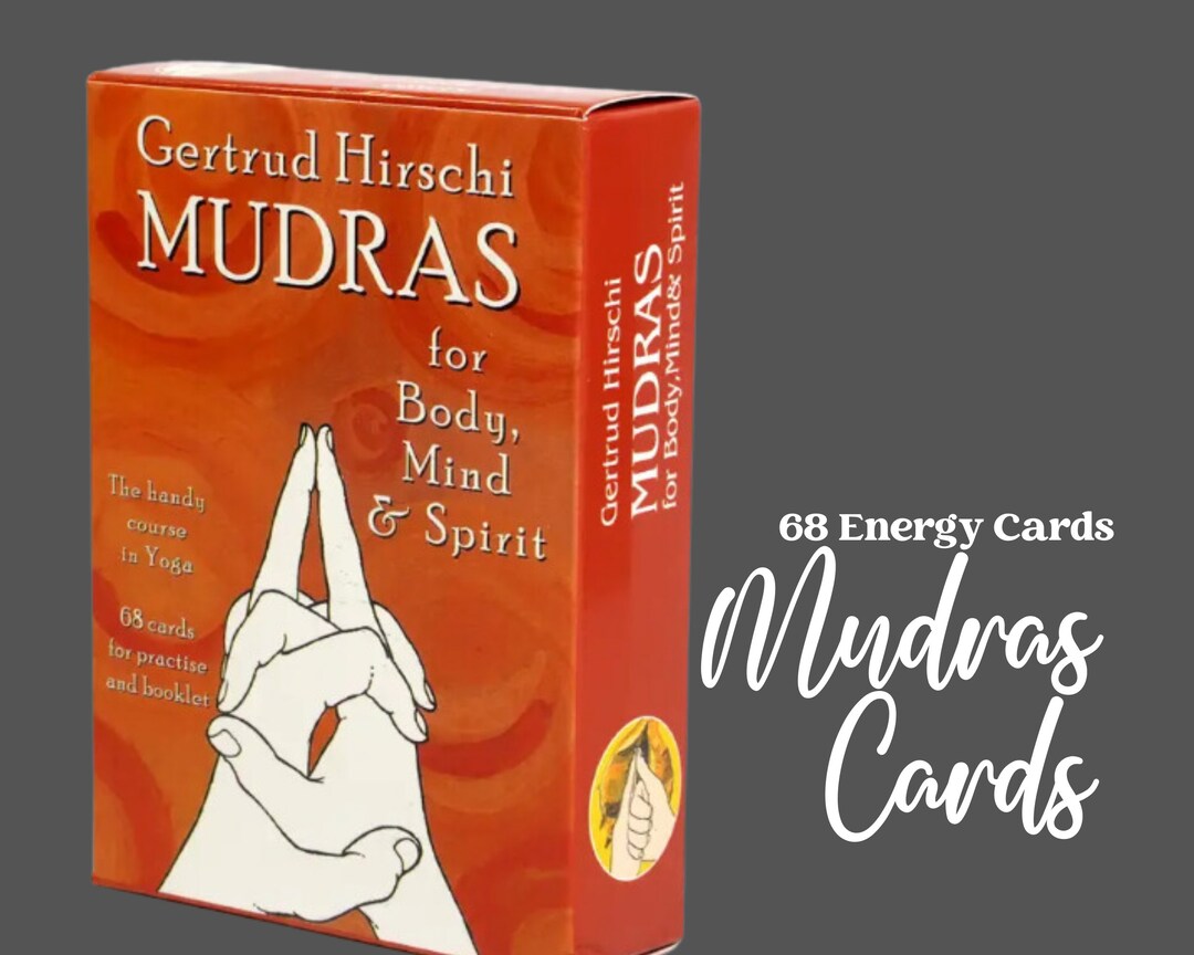 Mudras Cards, Yoga Chakra Card Deck, Self Help, Self Esteem Boost ...