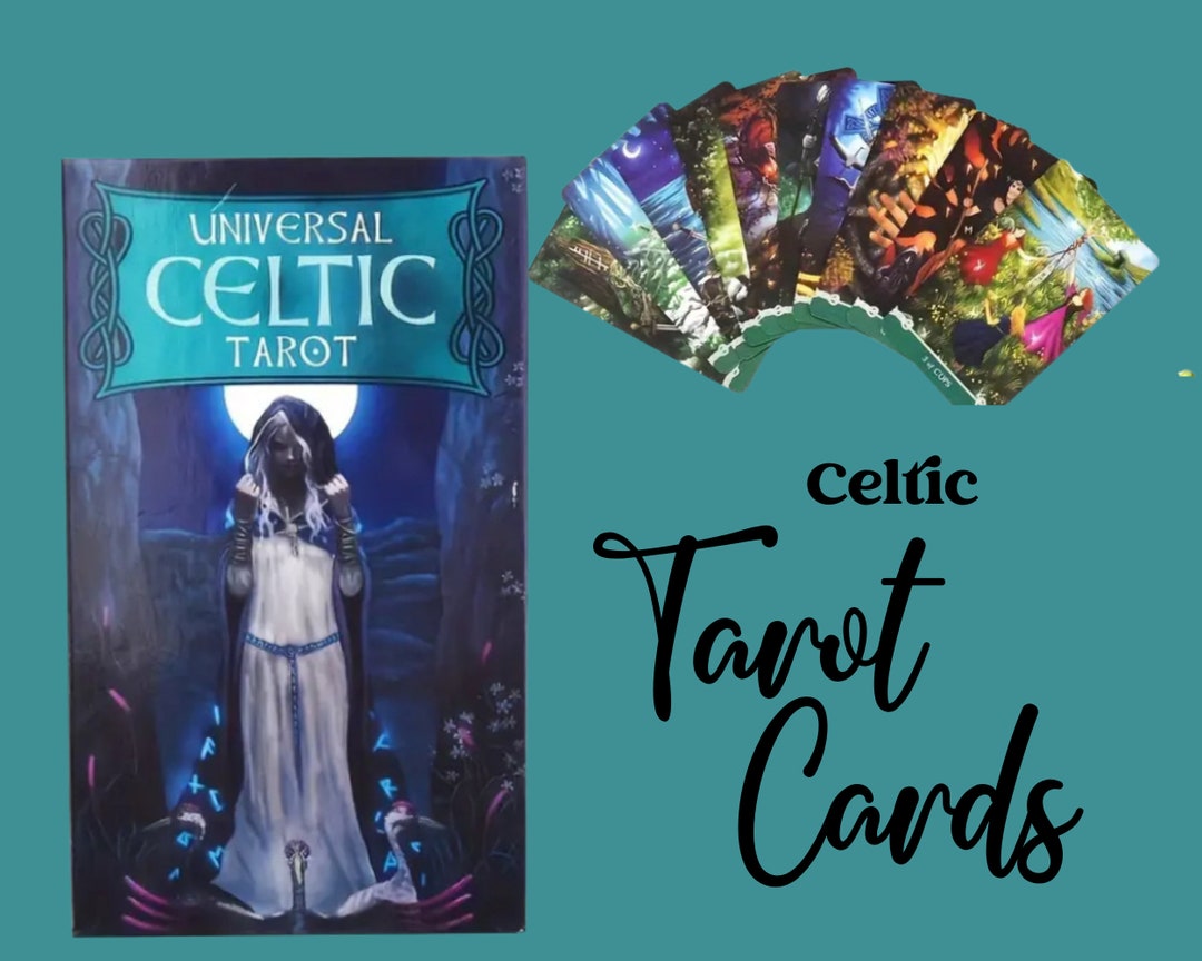 Celtic Tarot Card Deck, 78 Cards, Spiritual Mediation Guidance, Fortune ...