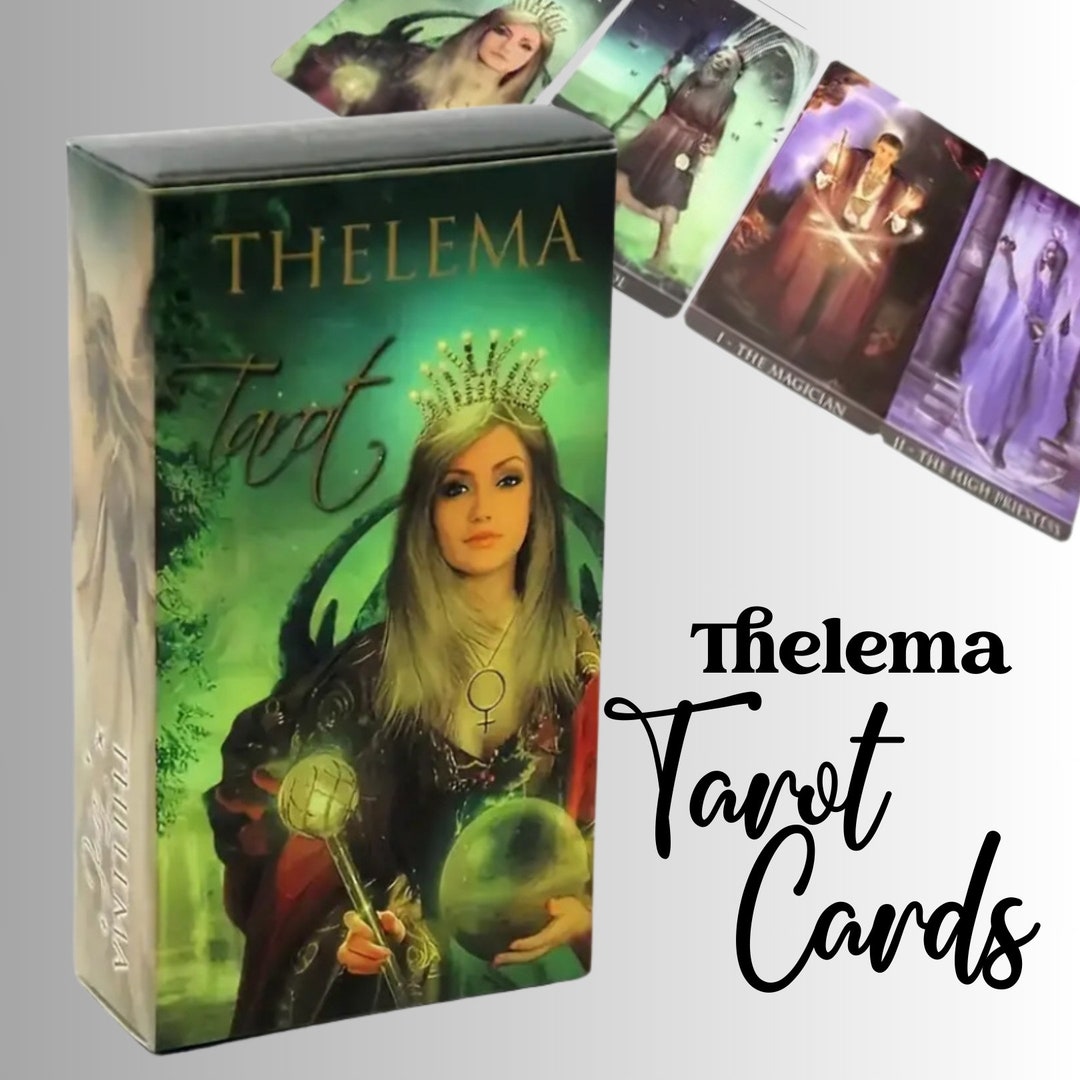 Tarot Card Deck 78 Cards, Thelema Fantasy, Spiritual Guidance, Fortune ...