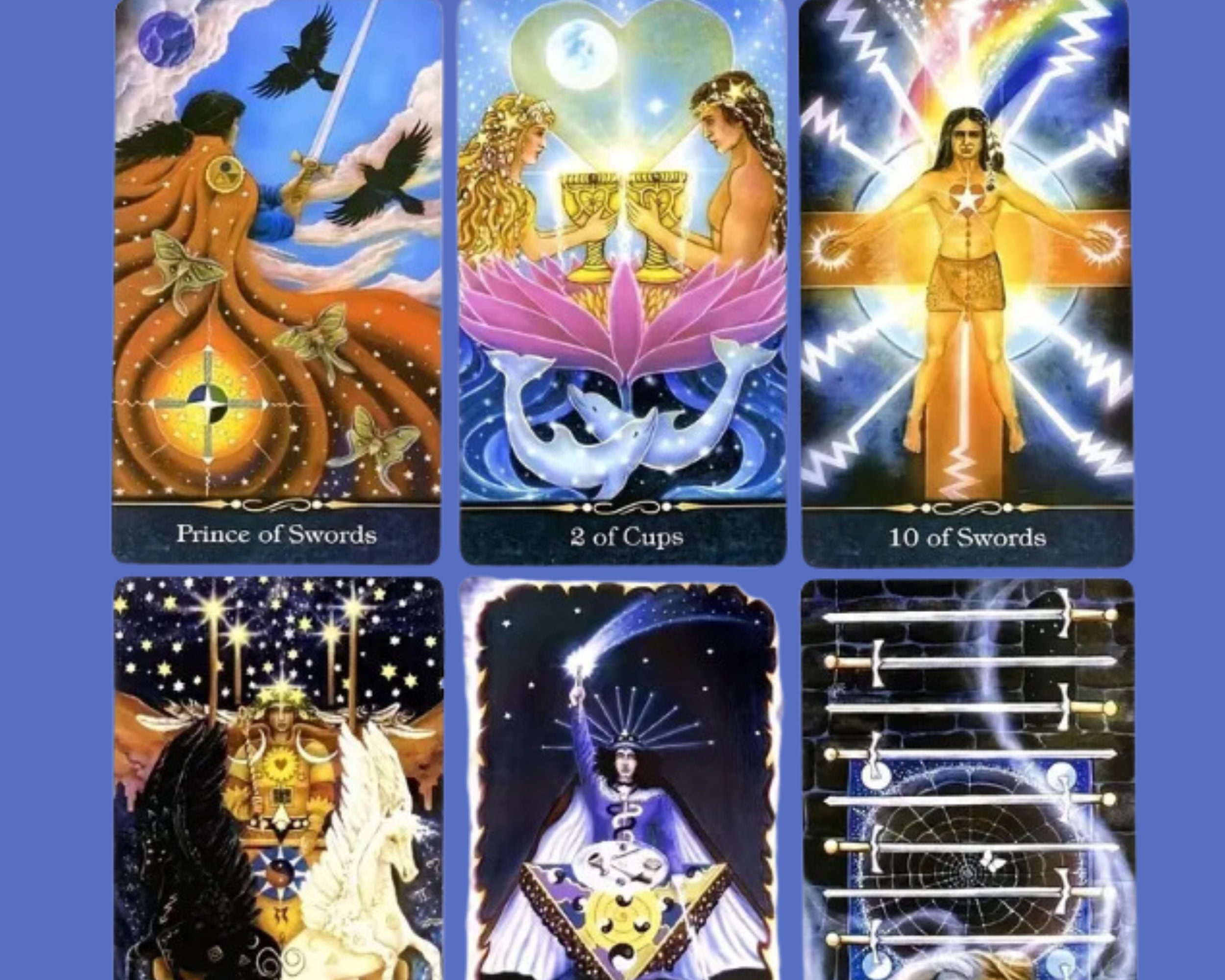 The Star Tarot Cards, 78 Card Tarot Deck, Beginner Friendly Divination ...