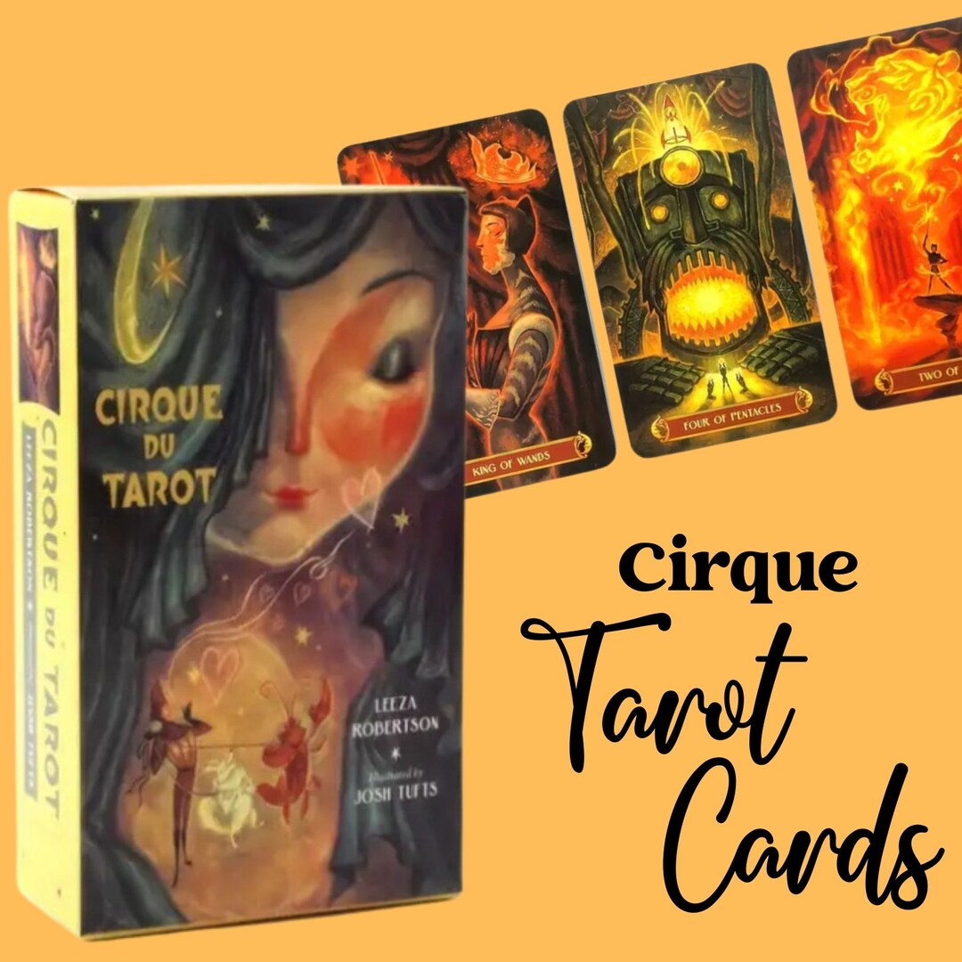 Tarot Card Deck, Cirque De Tarot 78 Cards, Spiritual Guidance, Fortune ...