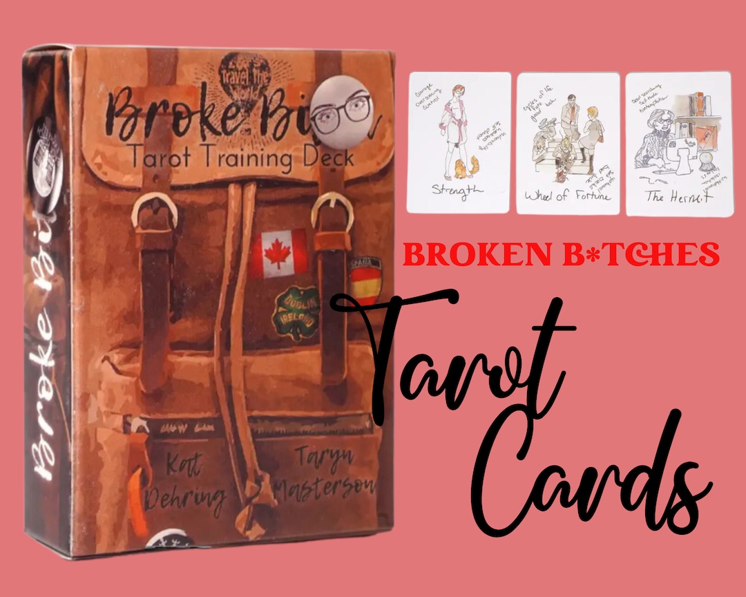 Broken Btches Tarot Cards, 78 Tarot Card Deck, Beginner Friendly ...