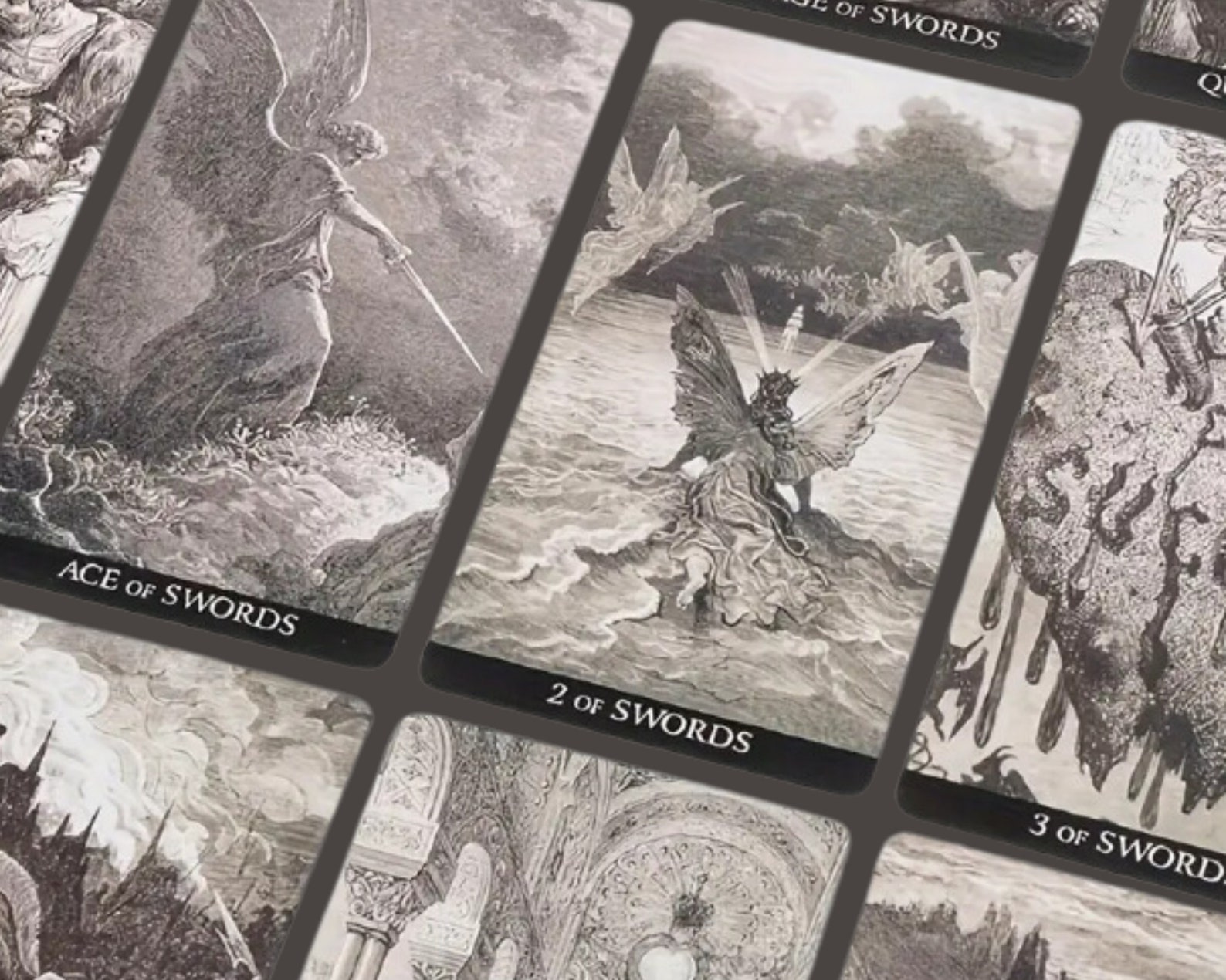 Gustave Dore Design Tarot Cards, 78 Card Tarot Deck, Beginner Friendly ...